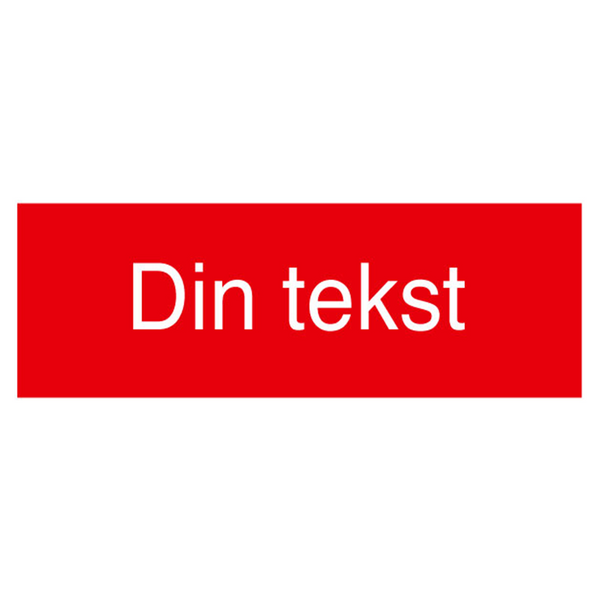 Merkeskilt for elektro og VVS i plast og stål - MERKEFABRIKKEN.NO