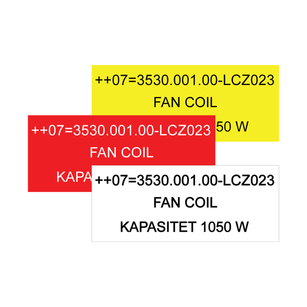 Merkeskilt for elektro og VVS i plast og stål - MERKEFABRIKKEN.NO